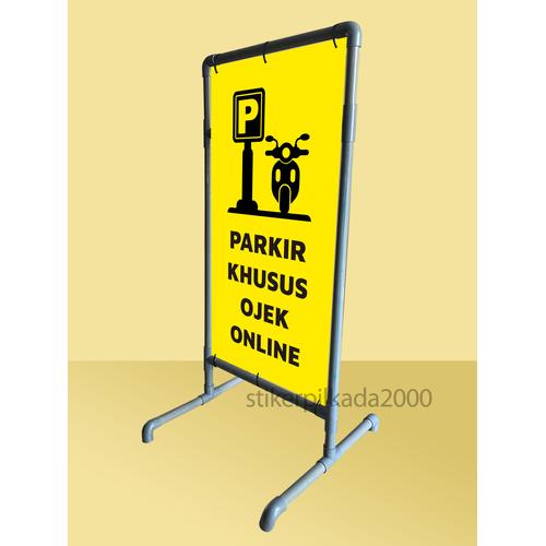 Jual STANDING BANNER PARKIR KHUSUS PELANGGAN DAN OJEK ONLINE - KHUSUS ...