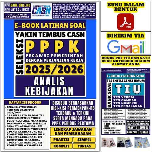 Promo BUKU YAKIN TEMBUS ASN PPPK ANALIS KEBIJAKAN TERBARU & TERLENGKAP ... Promo BUKU YAKIN TEMBUS ASN PPPK ANALIS KEBIJAKAN TERBARU & TERLENGKAP ...