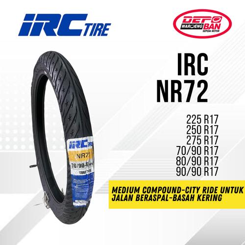 Jual Ban Motor IRC NR72 NON TUBELESS Ukuran R16/R17 BAN KLASIK BINTANG ...