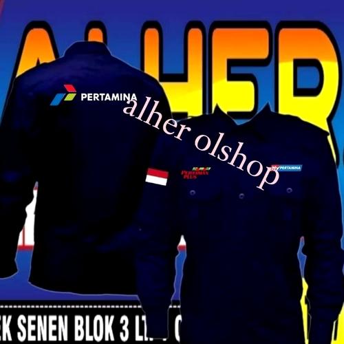 Jual kemeja Pertamax plus baju Pertamax plus seragam Pertamax plus Pdl ...