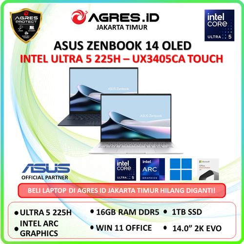Promo ASUS Zenbook 14 Oled Touch UX3405CA Intel Ultra 5 225H 16Gb 1Tb Win 11 Office 14 Inch 2k ...