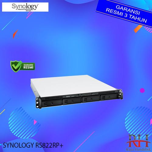 Promo SYNOLOGY NAS RS822RP+ 2GB 1U - 4Bay, AMD Ryzen V1500B, 2xGbE, USB ...
