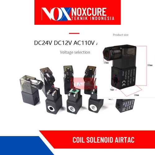 Jual Coil solenoid valve AIRTAC Coil Kecil Solenoid 4V110 AC220 DC24 AC110 DC12 - DC24 - Jakarta ...