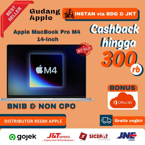 Jual Apple MacBook Pro M4 | M4 Pro | Max 14 inch 2024 Garansi Resmi Apple - BLACK, M4 Pro 24 ...
