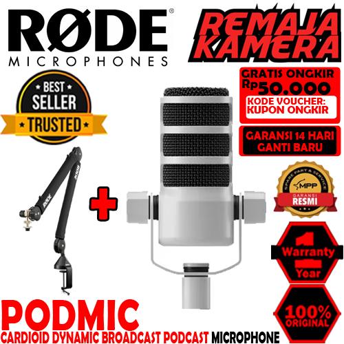 Promo MICROPHONE RODE PODMIC / RODE PODMIC DYNAMIC PODCASTING XLR ...