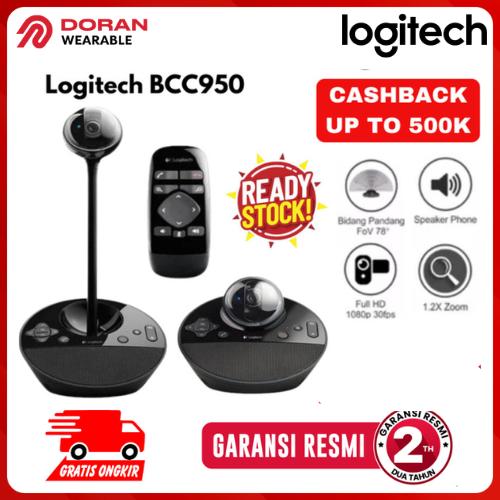 Promo Logitech Conference Camera BCC950 with Mic & Speakerphone for ...