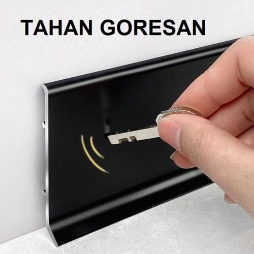 Jual Lis List Lish Aluminium Plain Sudut Dinding Rumah Anti Tahan ...