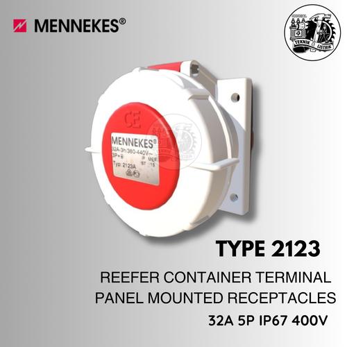 Promo Socket Female Panel Mounted Reefer Container MENNEKES 32A 5P IP67 ...
