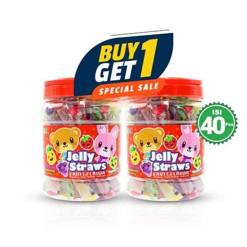 Promo ABC Jelly Straws Assorted - Jeli Rasa Buah-buahan 800g Isi 40pcs ...