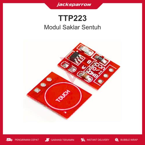 Jual Modul Saklar Sentuh TTP223 Capacitive Digital Switch - Kota Cimahi ...