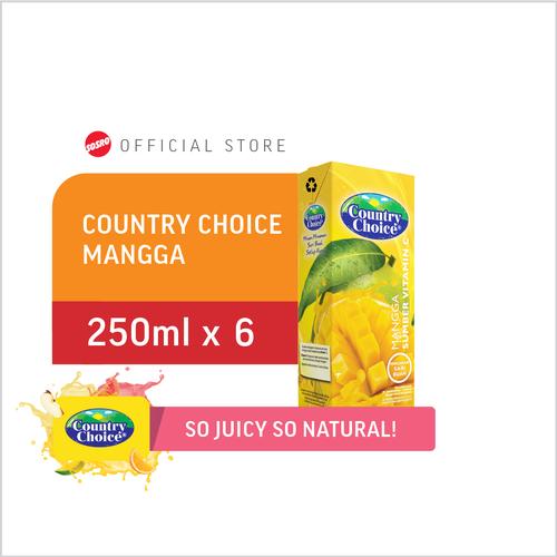 Promo Country Choice Minuman Jus Buah Asli Mango 250ml x 6pcs - Kota ...