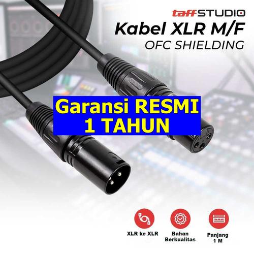Jual Kabel Dynamic Mic XLR M/F OFC Microphone BOF30 100 CM Hitam Y3663 ...