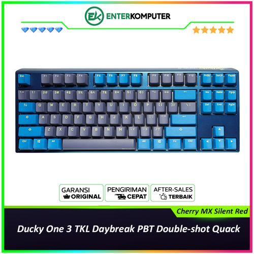 Promo Ducky One 3 TKL Daybreak PBT Double-shot Quack Mechanical Gaming ...