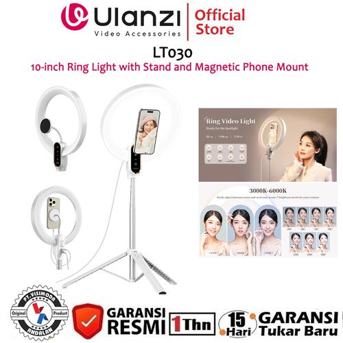 Promo Ulanzi LT030 10-inch Ring Light with Stand and Magnetic Phone Mount (T013) Cicil 0% 3x ...