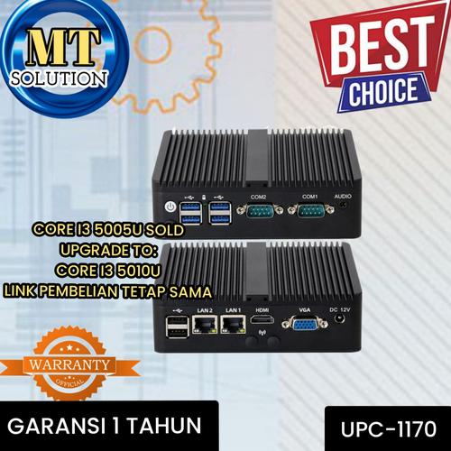 Jual INDUSTRIAL MINI PC CORE I3 5010U-MEMORY 8GB -2 SERIAL PORT RS232 -FANLESS - Jakarta Pusat ...