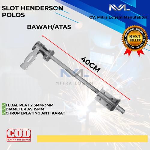 Jual SLOT PAGAR BESI AS / GRENDEL PINTU PAGAR BESI AS POLOS UKURAN 40CM ...