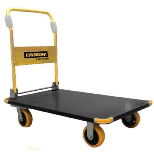Jual Trolley Platform Hand Truck Troli barang 1100kg Steel Krisbow ...