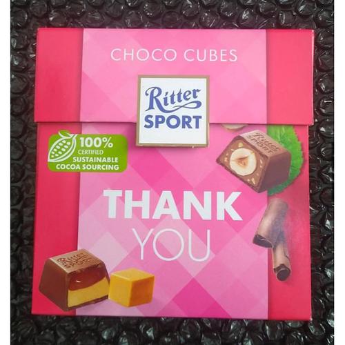 Jual Coklat Ritter Sport Cube Special Edition Thank You - Jakarta ...