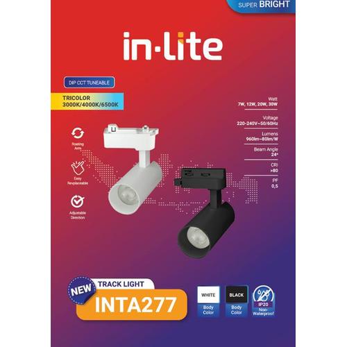 Jual INLITE - Lampu Sorot INTA277 CCT TRI COLOR 3 WARNA CAHAYA 7W / 12W ...