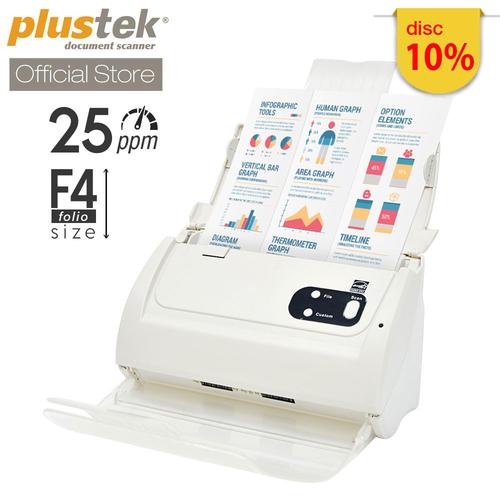 Promo Scanner Plustek SmartOffice PS283 - 25 Lembar/menit (F4/Folio ...