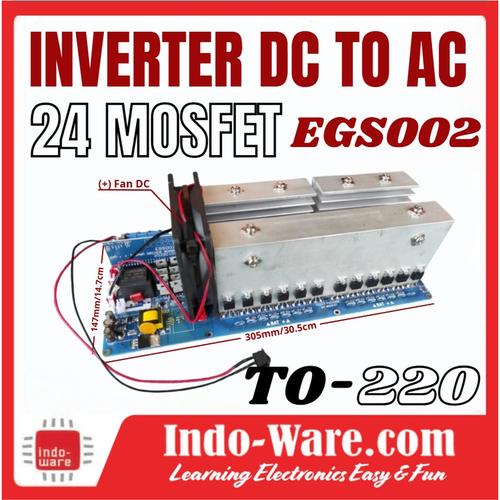 Jual kit inverter egs002 24 mosfet TO-220 MOSFET body besar PCB BESAR ...