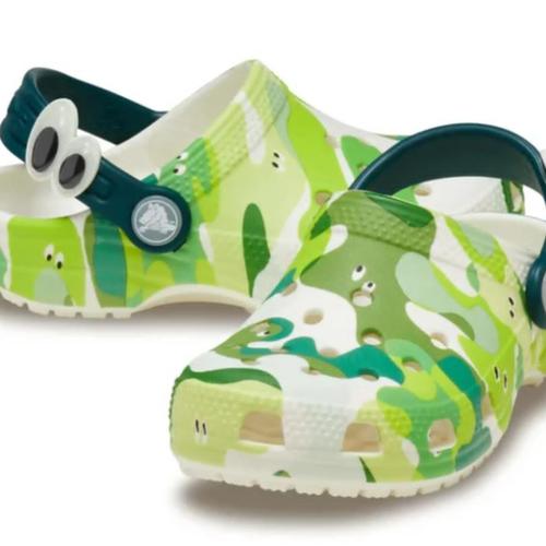 Jual Crocs Toddlers Classic Glow Slime Monsters Clogs - Glow Green ...