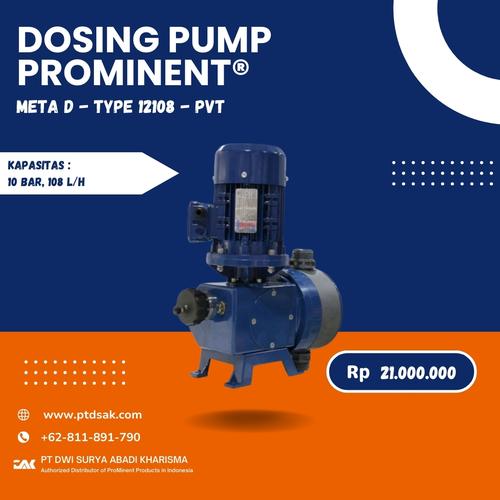 Jual Dosing Pump Prominent | Meta D - Type 12108, 10 Bar, 108 liter ...