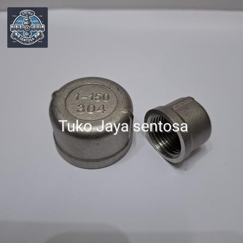 Jual Dop stainless 304 drat 1/2" inchi - End cap stainless drat ...