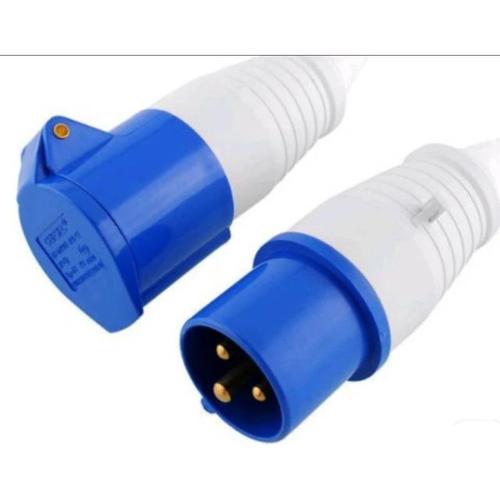 Jual Industrial Mobile Mounting Socket & Plug 3 Pin 32A IP44 FORT 023 ...