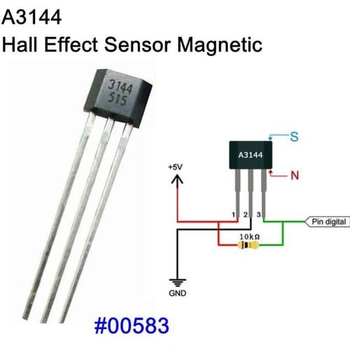 Jual magnetic sensor / sensor magnet K49E 3144 hall effect - 49E - Kota ...