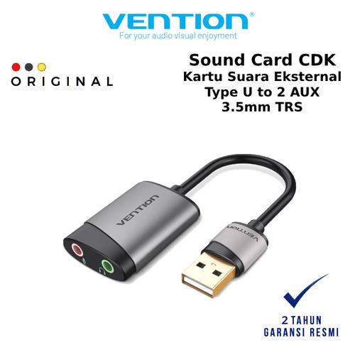Promo Vention USB External Sound Card 0.15M Gray Metal - VENTION ...