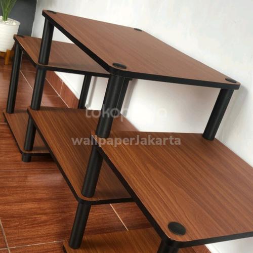 Jual Stiker meja/stiker lemari motif kayu jati tahan air dan minyak ...