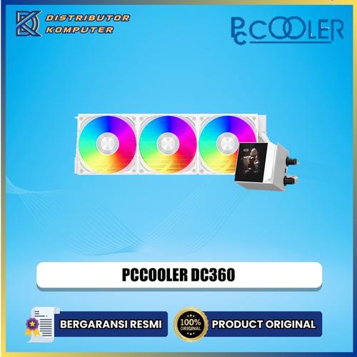 Promo PCCOOLER DC360 Pro ARGB Display White 360mm Liquid CPU Cooler Cicil 0% 3x - Jakarta Pusat ...