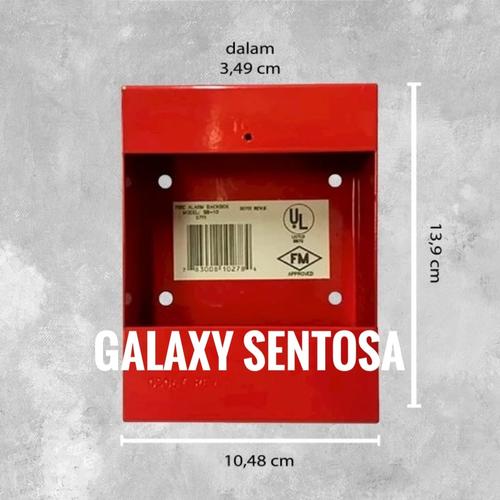 Jual BACK BOX MANUAL PULL STATION NOTIFIER SB-10, SURFACE BOX NBG12-LX - Jakarta Pusat - Galaxy ...