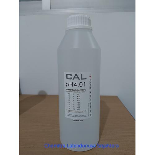 Jual TRANS INSTRUMENT CAL pH 4.01 standard pH Buffer solution cap 1000 ...
