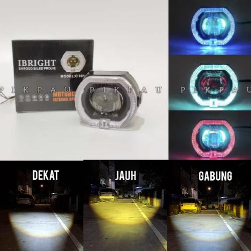 Jual IBRIGHT Projie Biled Cut Off 3 Inc Original Black Series Premium ...