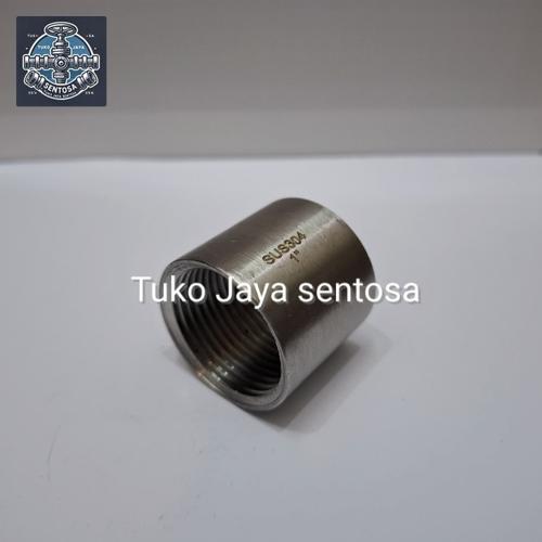 Jual Socket stainless ss 304 drat 3/4" inchi - coupling - SDD - sock ...