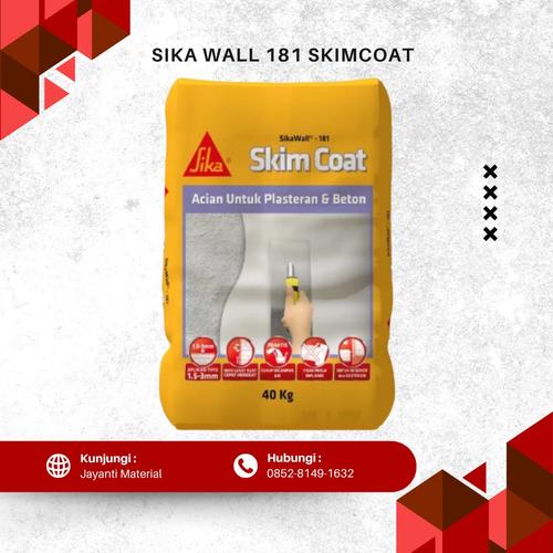 Jual SIKA WALL 181 SKIMCOAT /ACIAN PLESTER DAN BETON 40KG - Kab. Bekasi ...