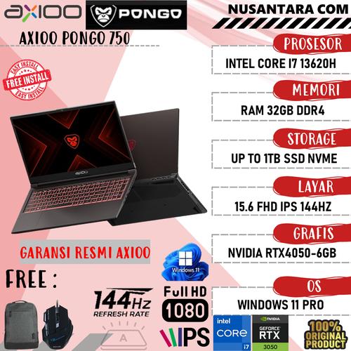Jual Laptop Gaming Terbaru Axioo Pongo 750 Intel Core i7 13620h Ram ...