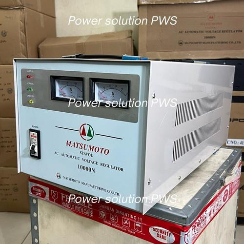Jual STABILIZER STAVOL MATSUMOTO 10.000N 10.000VA 10 KVA 1PHASE AVR ...