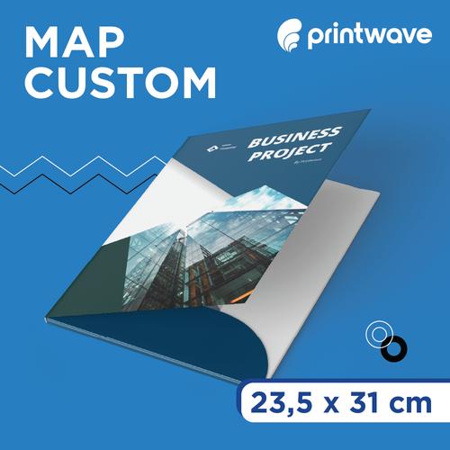 Jual Cetak Folder Map Custom Eksklusif | Print Cover Map Perusahaan, Sekolah, Upacara, Company ...