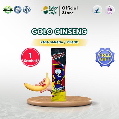 Jual GOLO GINSENG ECER 1 SACHET RASA BANANA PISANG MINUMAN SERBUK UNTUK ...