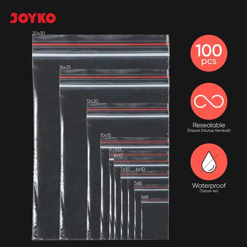 Jual Plastik Klip Resealable Bag Joyko RSB-100 - RSB-100-16x25 ...