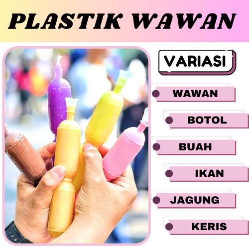 Jual Plastik Kemasan Es Wawan Kemasan Es Wawan Unik Isi 100 pcs Bungkus ...
