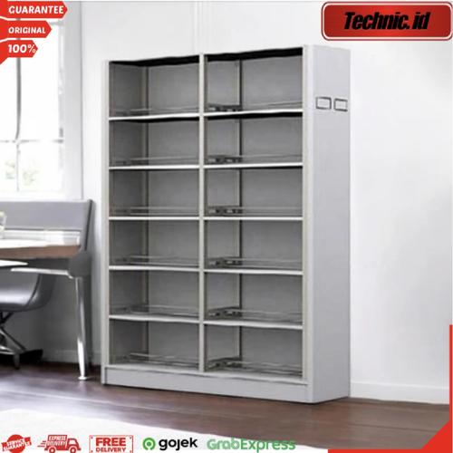Jual Lemari Arsip Kantor Metal Statis 2 Kolom Informa Lemari Kabinet ...