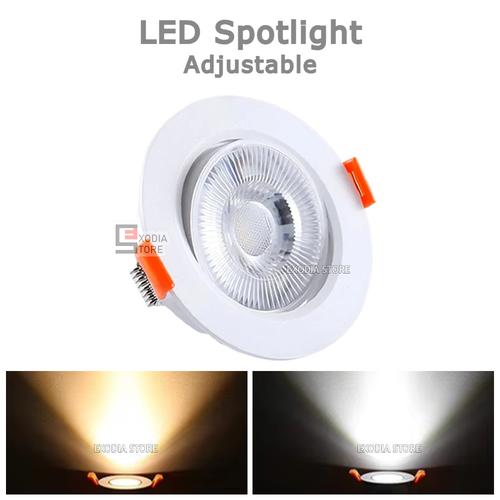 Promo Emico LED Spotlight Downlight Spot Lamp Sorot Adusjtable 5 Watt COB LED Panel Light 5W SNI ...