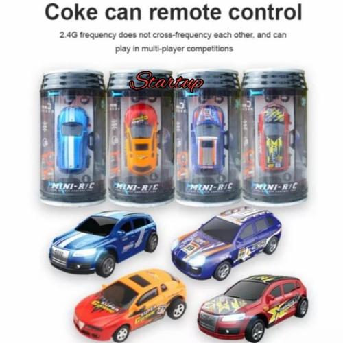 Jual Mainan Mobil Remote Control Mini RC Car Dalam Kemasan Kaleng ...