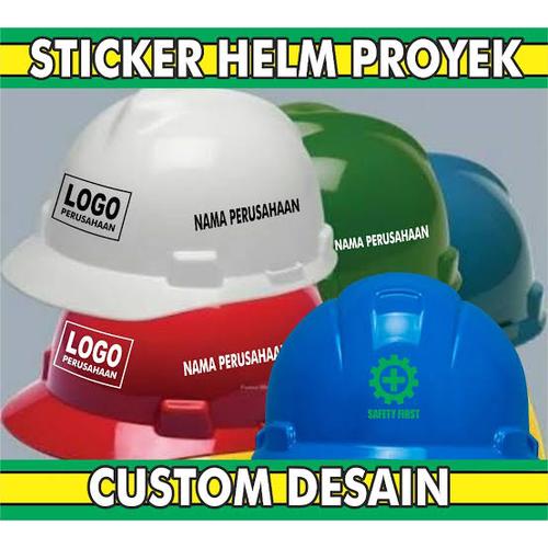 Jual Sticker Helm Logo Perusahaan Custom - Kota Bekasi - Rajawali ...