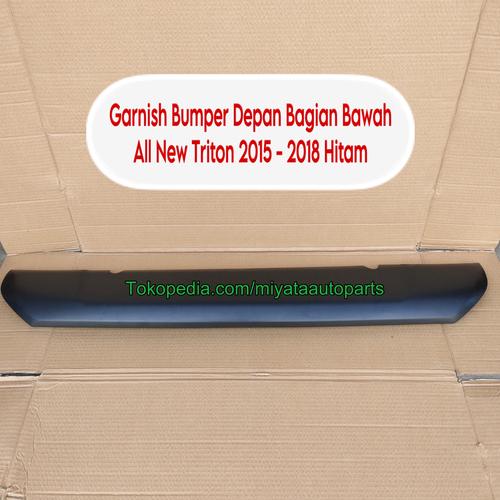 Jual Garnish Bumper Depan Bagian Bawah All New Triton 2015 2016 2017 ...