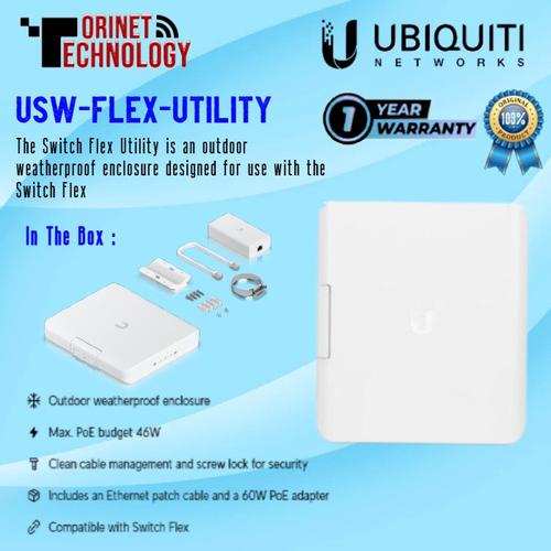 Jual UBIQUITI USW-Flex-Utility Switch Flex Utility is an outdoor ...